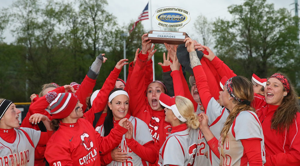 Three Sunday Wins Lead Cortland to First-Ever SUNYAC Softball "Three ...