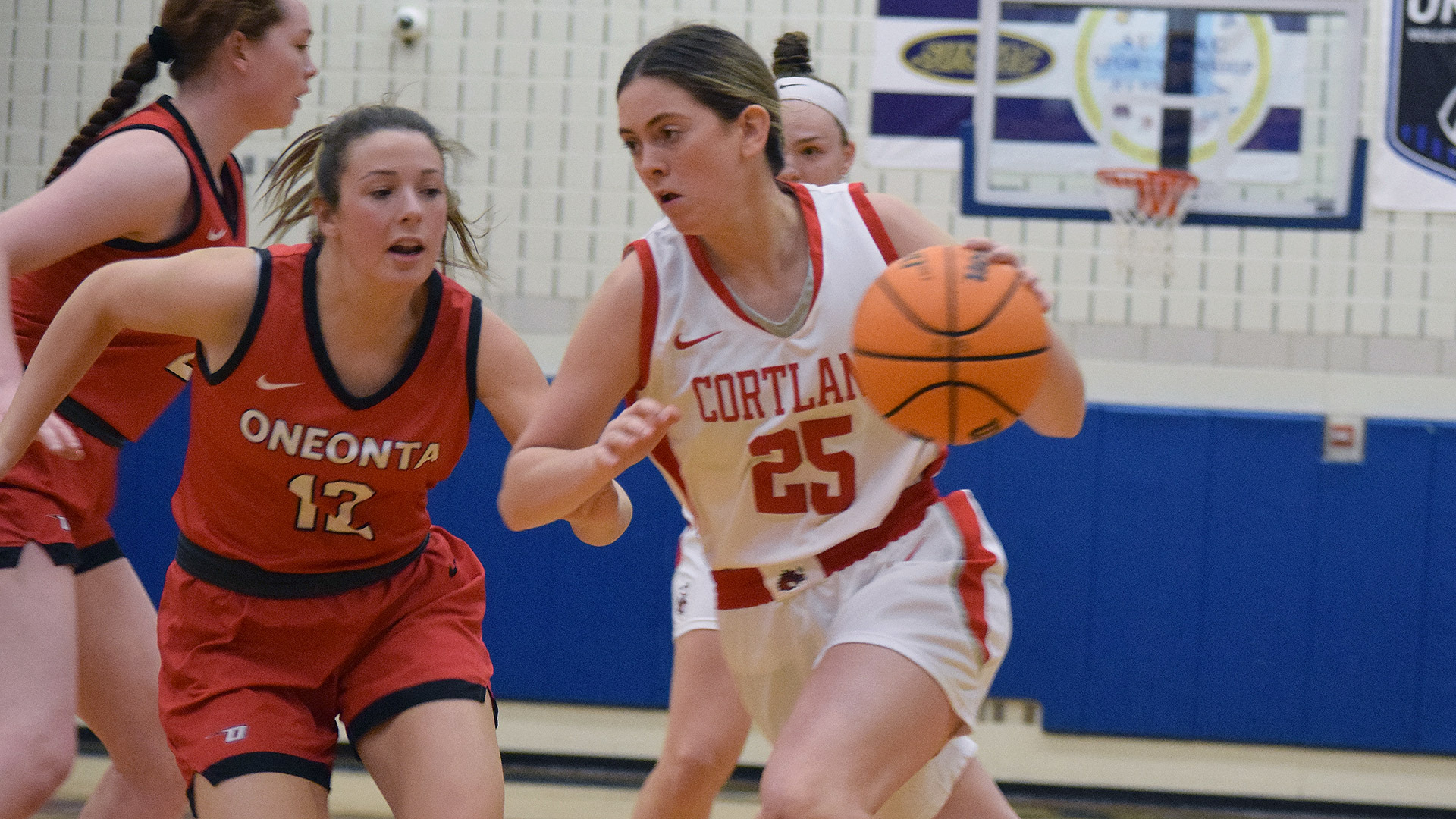 Cortland Advances to SUNYAC Title Game with 66-43 Win vs. Oneonta - SUNY Cortland Athletics