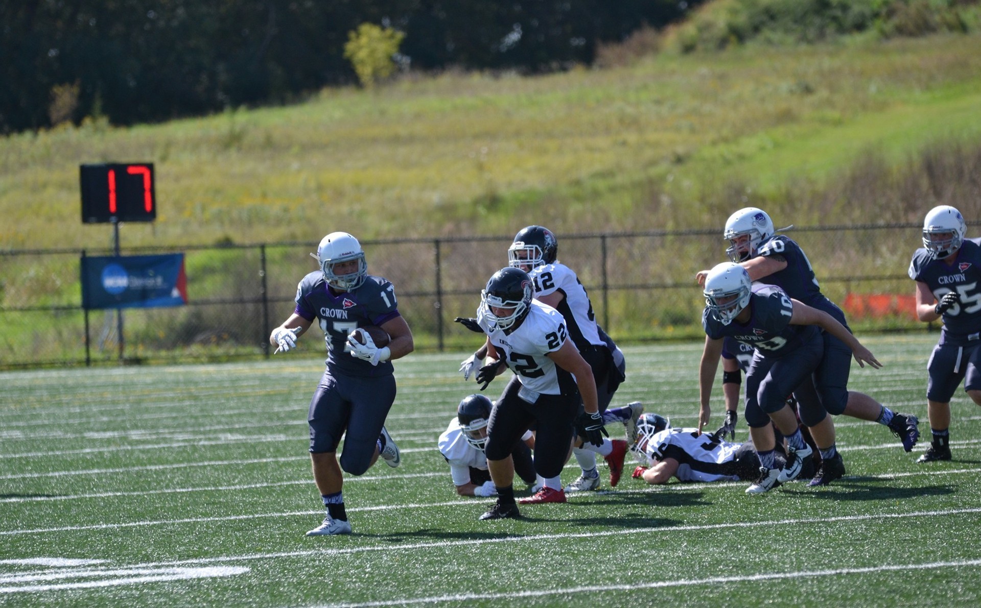 Penalties and Turnovers Plague Crown on Homecoming - Crown College ...