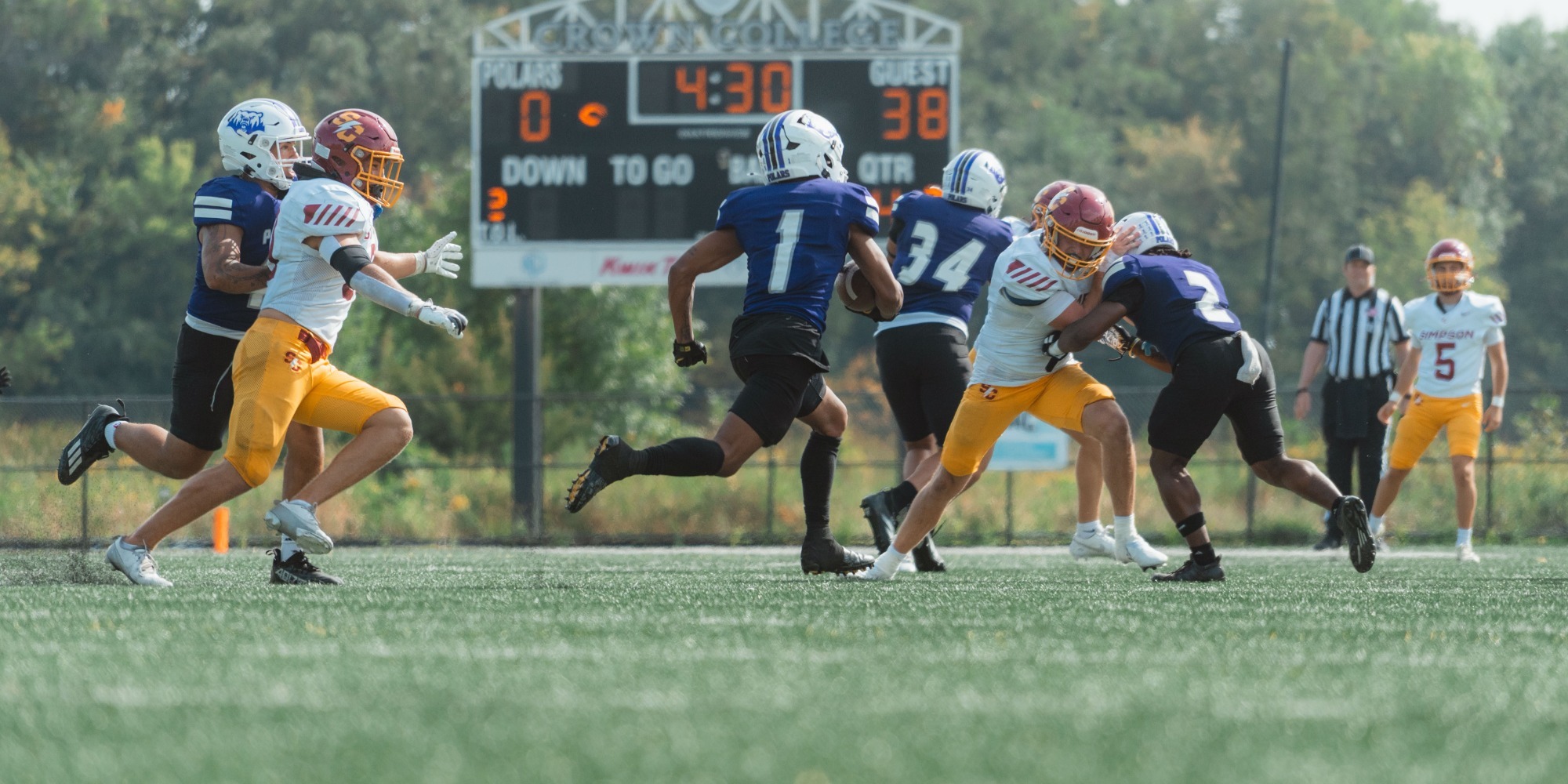 Season Opener at Hamline Slips Away in One-Score Loss - Crown College ...