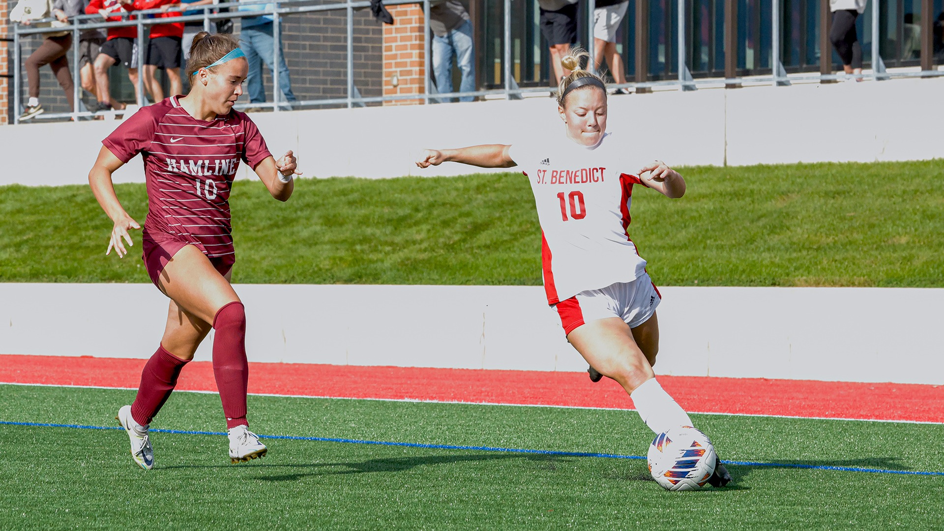 Voss and Soli record goals to lead CSB Soccer past Hamline, 2-0 ...