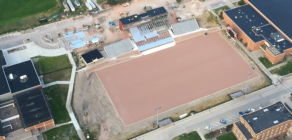 Stadium project enters home stretch - Chadron State College Athletics