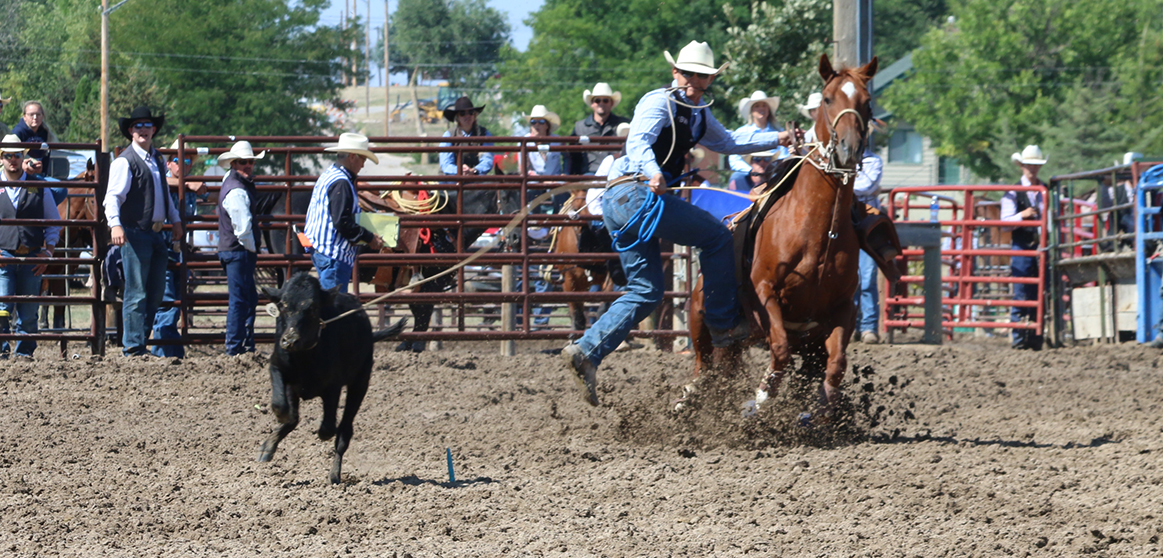CSC newcomer wins tie down roping at home rodeo - Chadron State College ...