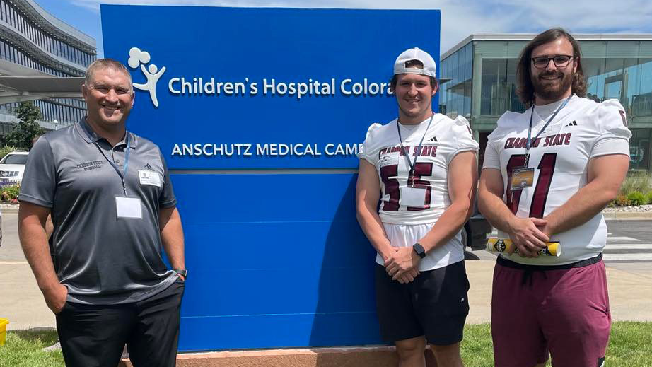 CSC Football in Denver for RMAC Media Day - Chadron State College Athletics