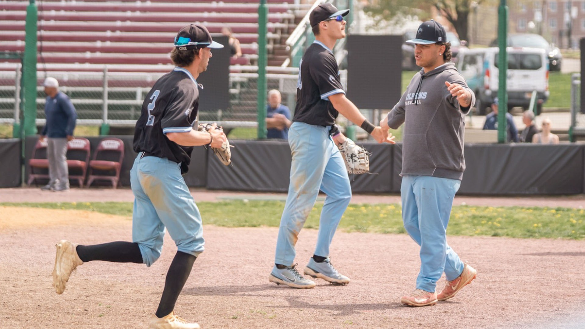 DOLPHINS HANG ON TO BEAT SAINTS BY ONE IN SERIES OPENER, 6-5 - College ...