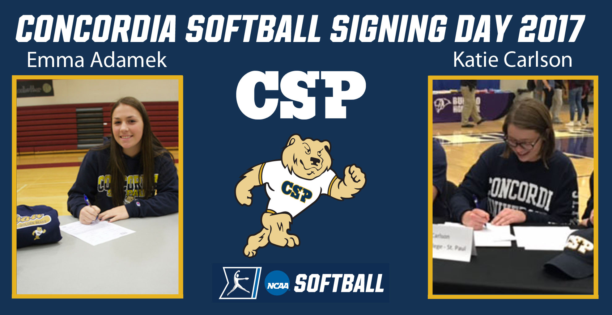 CSP Softball adds a pair for the 2019 season - Concordia University, St ...