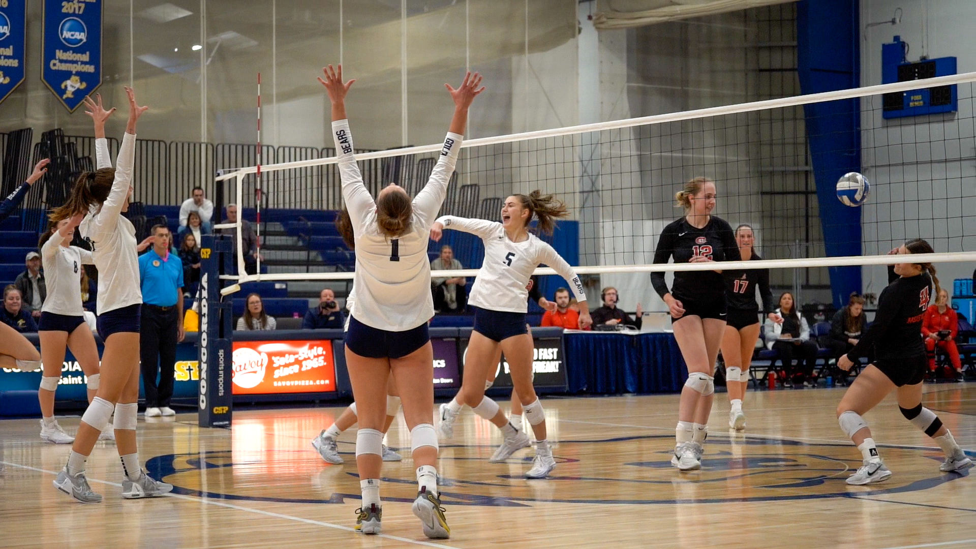 Golden Bears serve tough in sweep of Huskies - Concordia University, St ...