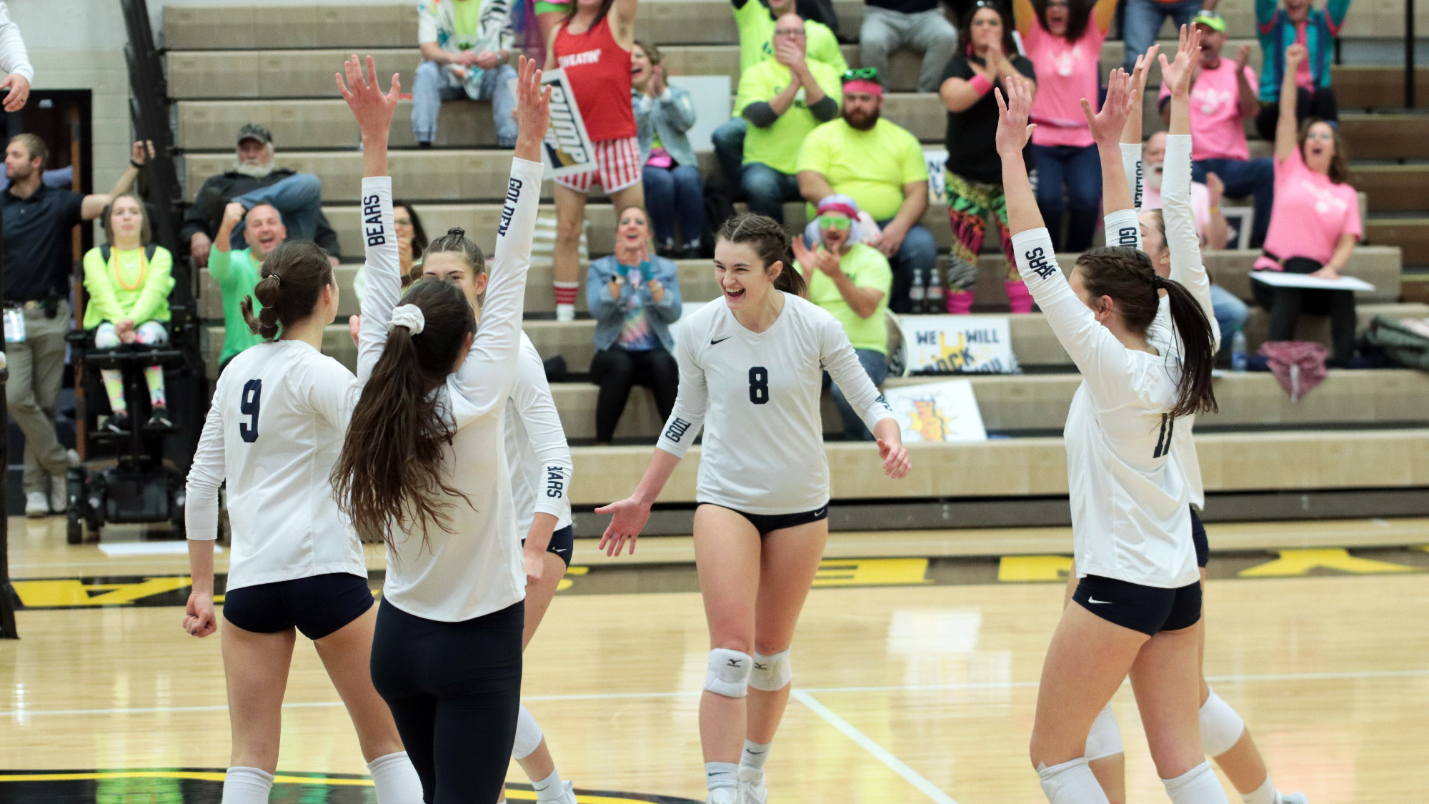 Golden Bears advance to Central Region title match with four-set win ...