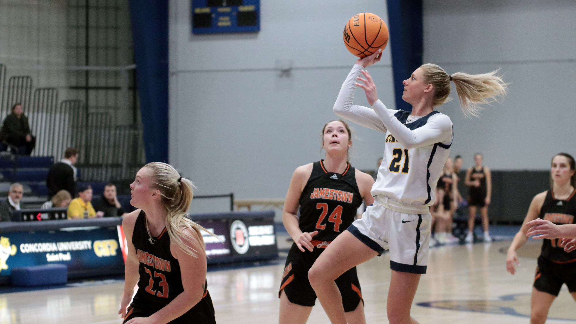 Strong defense lifts CSP past Jamestown 67-51 - Concordia University ...