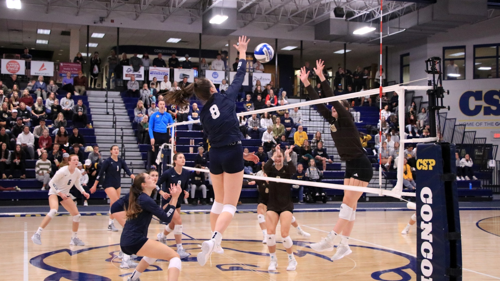 #2 CSP serves tough in four-set win over #7 SMSU - Concordia University ...