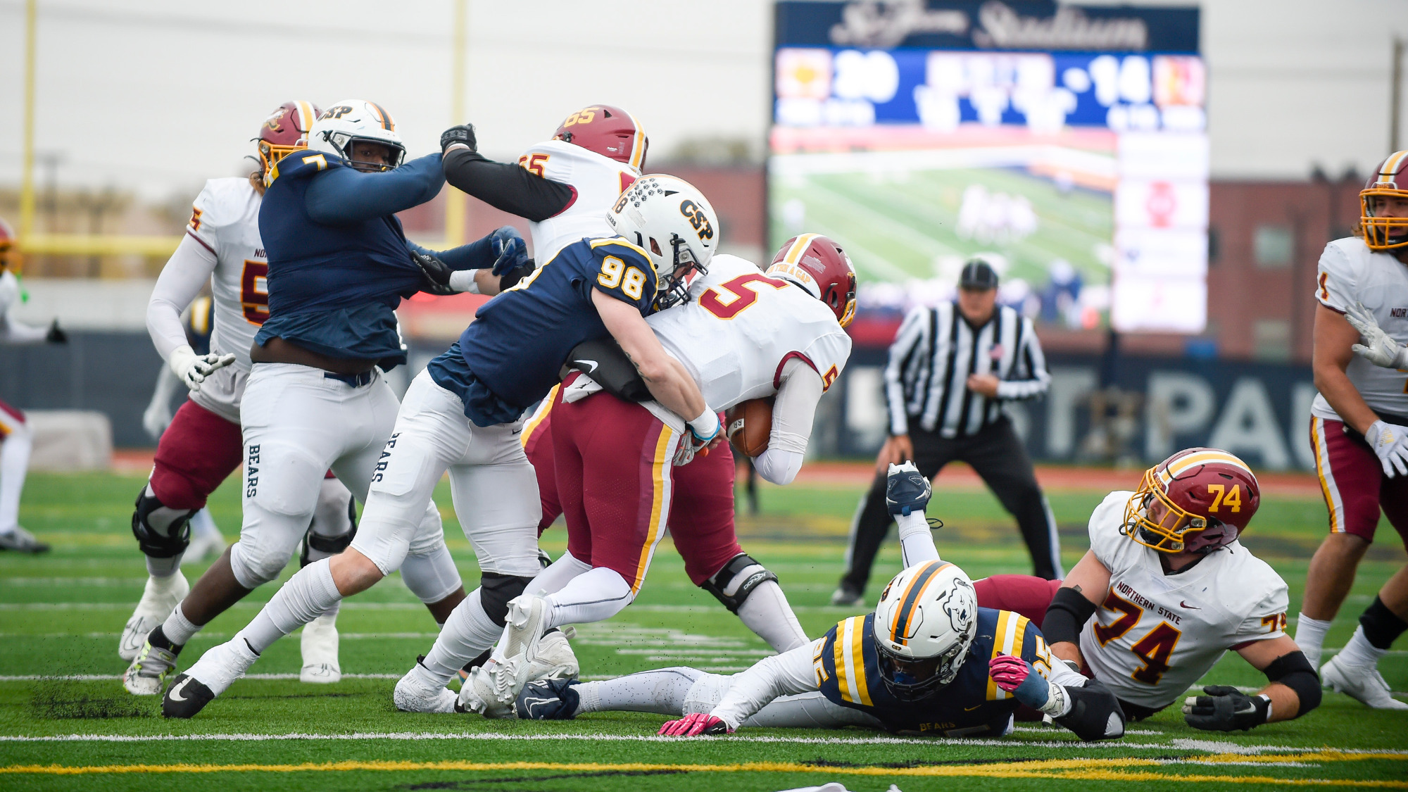 Ground game, defensive stops spark Golden Bear victory - Concordia ...