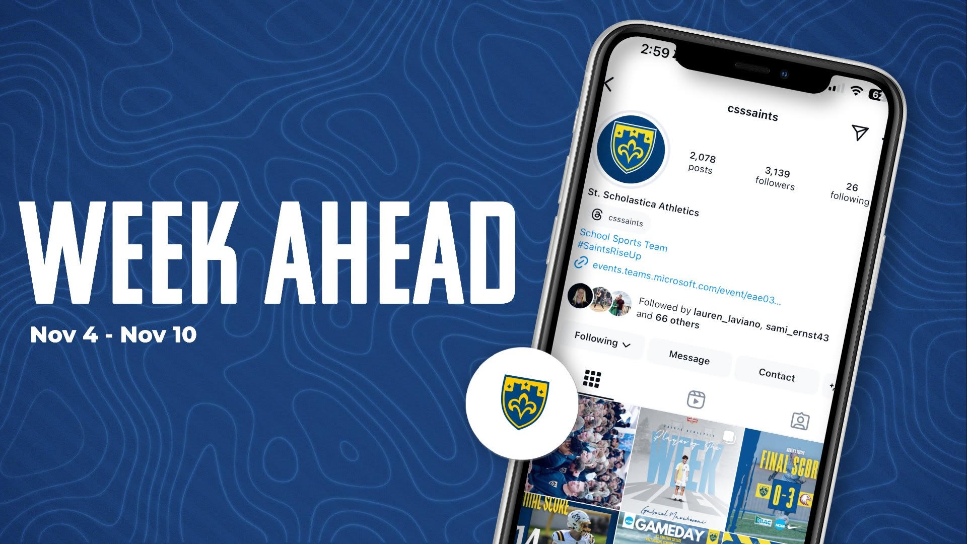 The Week Ahead with CSS Athletics - The College of St. Scholastica ...