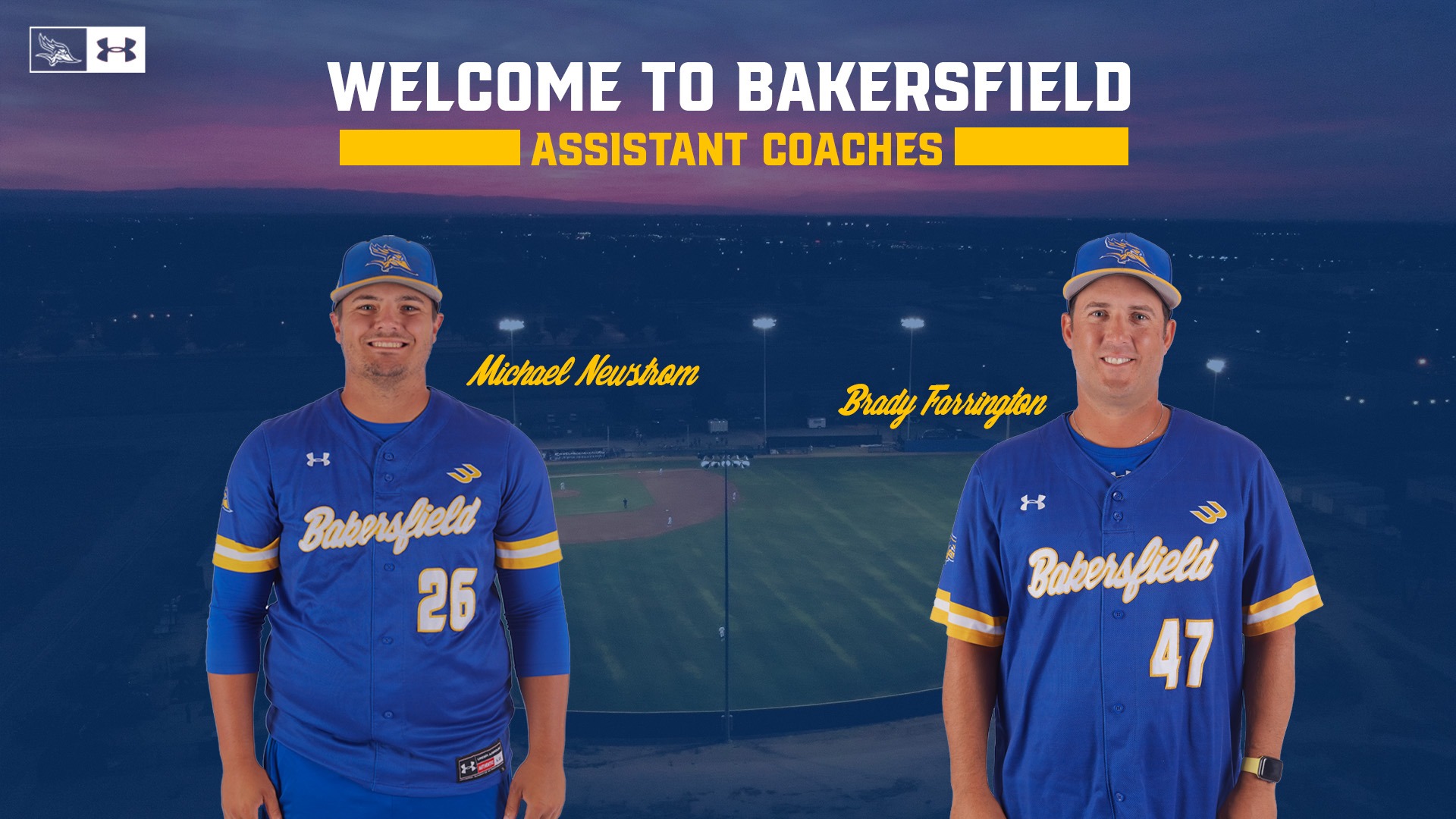 Michael Newstrom, Brady Farrington Named CSUB Assistant Coaches ...