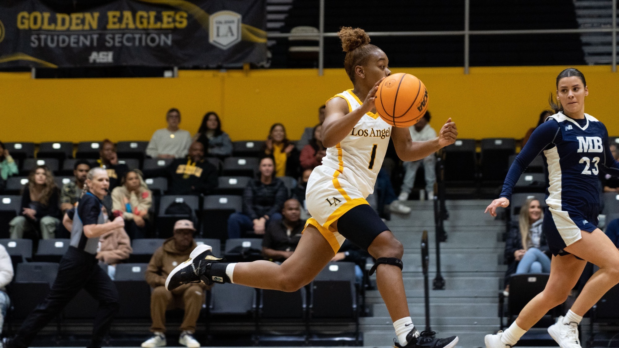Golden Eagles Return Home With A Big CCAA Win - Cal State LA Athletics