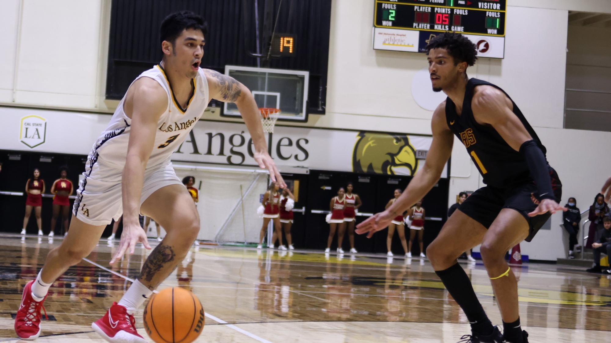 Golden Eagles Put Up A Battle Against CCAA Leaders - Cal State LA Athletics