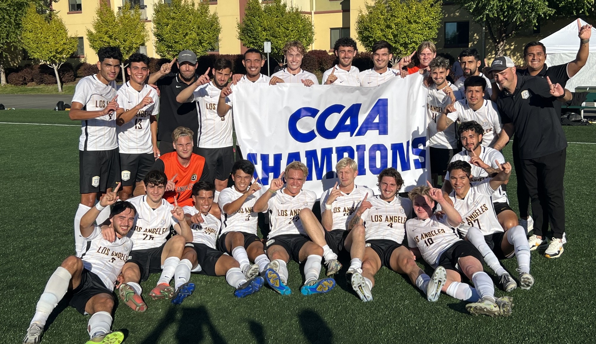 No. 4 Golden Eagles Wrap Up CCAA Championship!! - Cal State LA Athletics