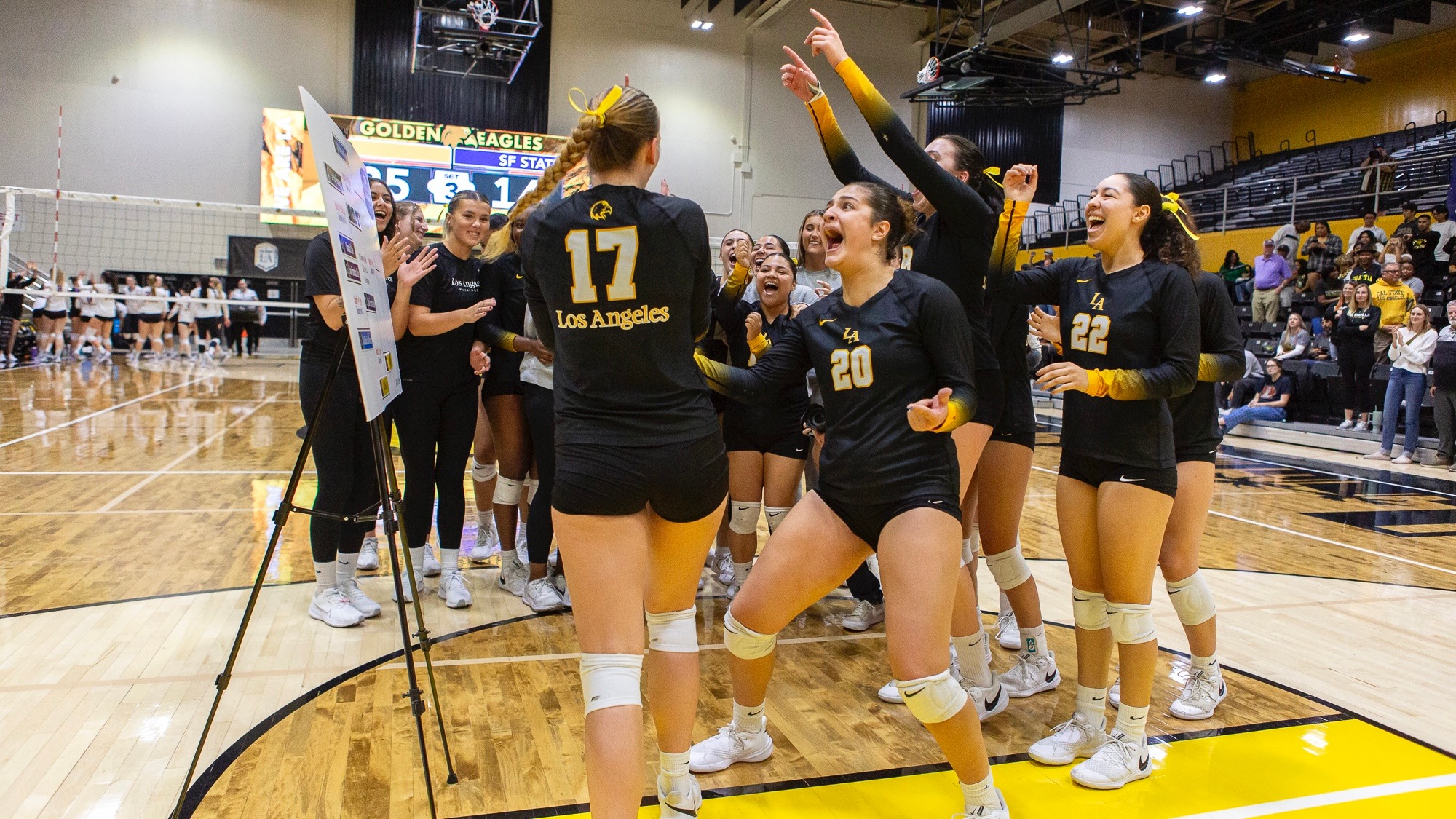 Golden Eagles Sweep Past Gators Into CCAA Finals - Cal State LA Athletics