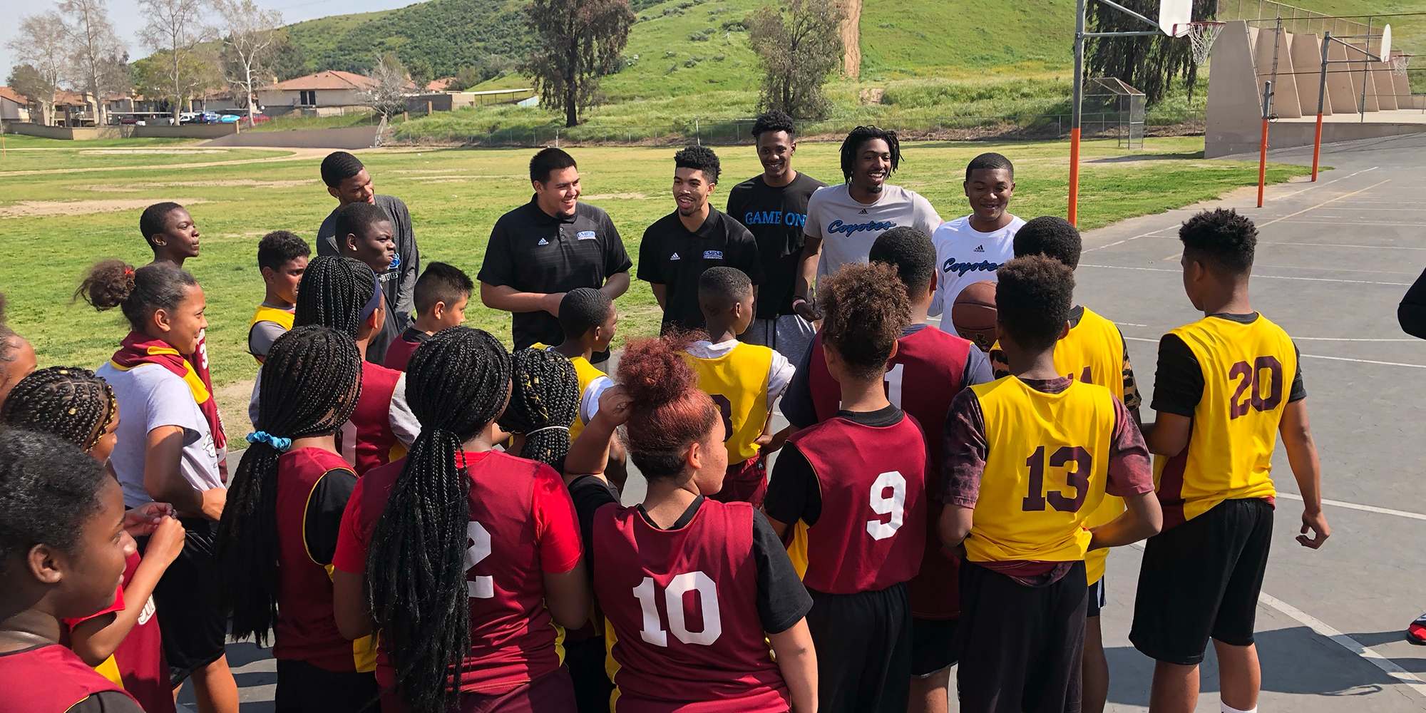 Yotes Give Back At Local Middle School - California State University of ...