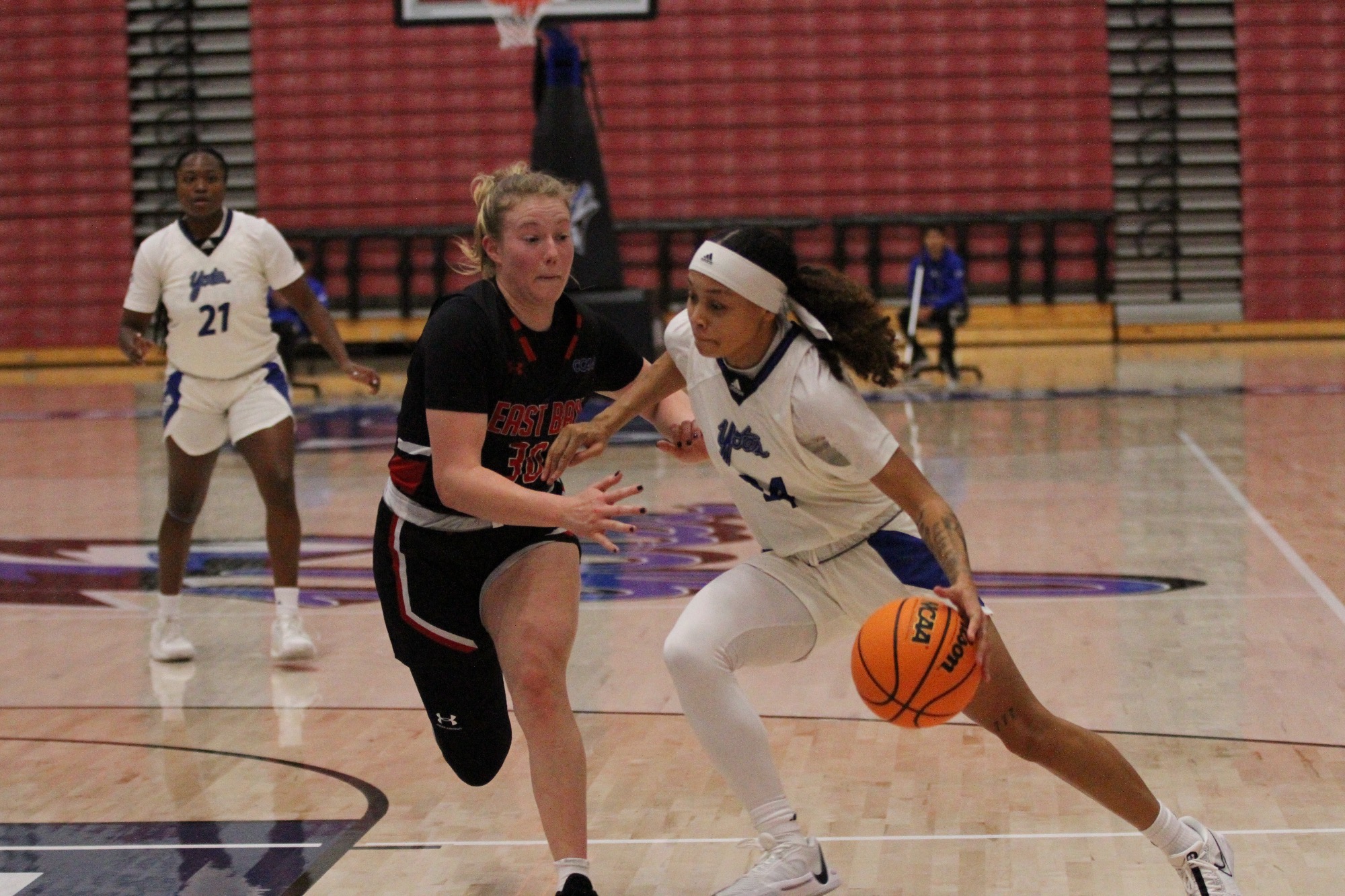 MINUS THEIR LEADING SCORER, YOTES DROP 77-59 DECISION TO VIKINGS ...