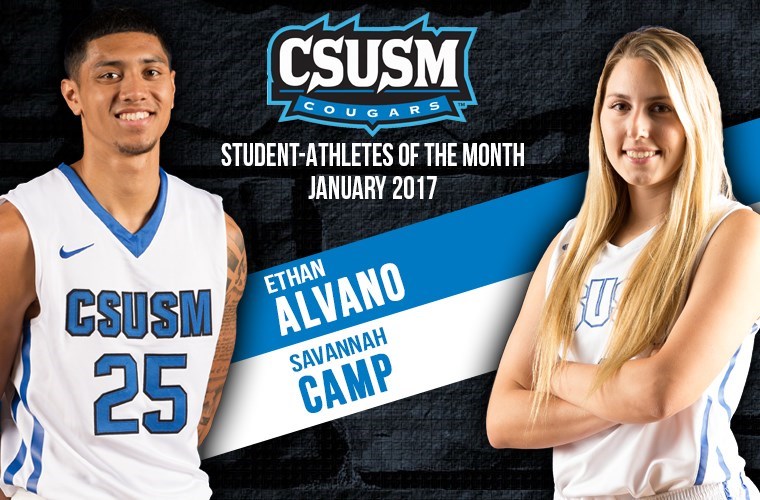 Alvano, Camp Named CSUSM Student-Athletes of the Month - Cal State San ...