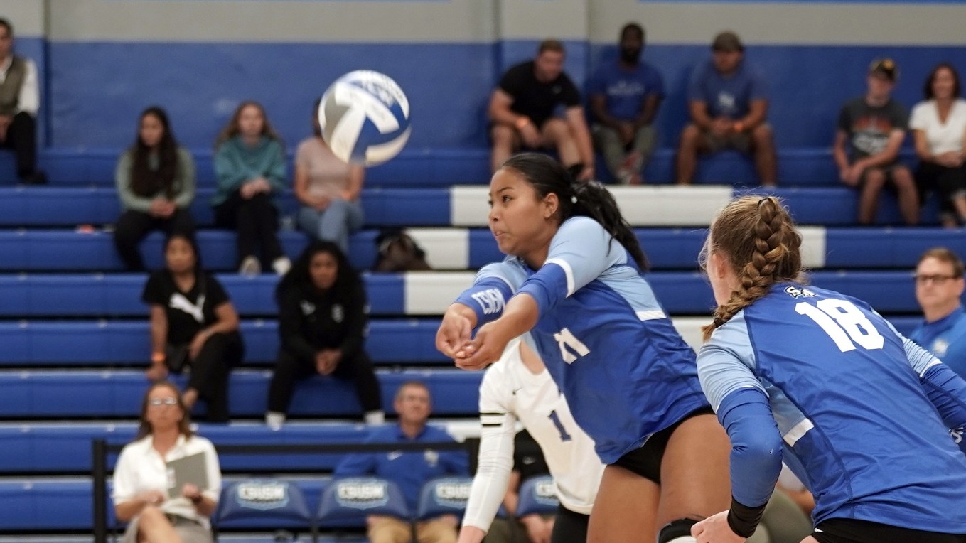 CSUSM Falls in Three Sets at No. 17 CPP - Cal State San Marcos Athletics