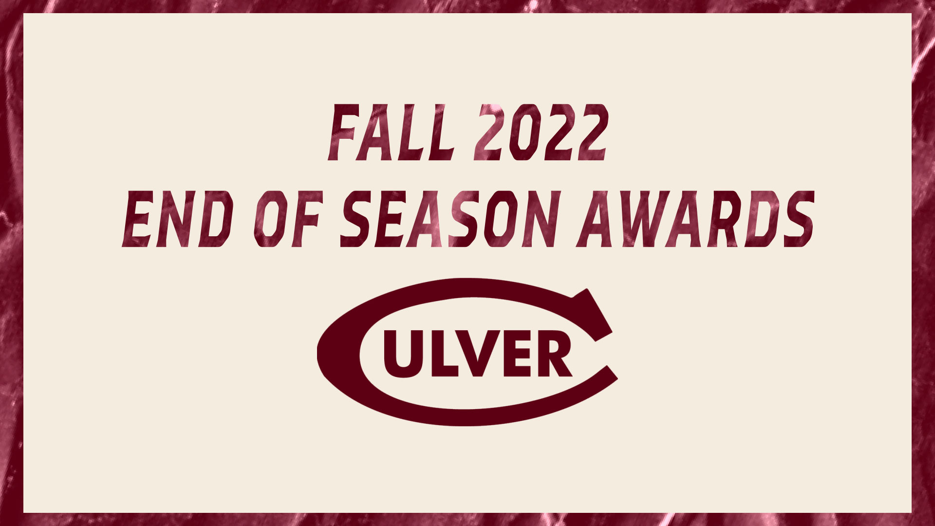 Coaches name fall sports award winners - Culver Academies