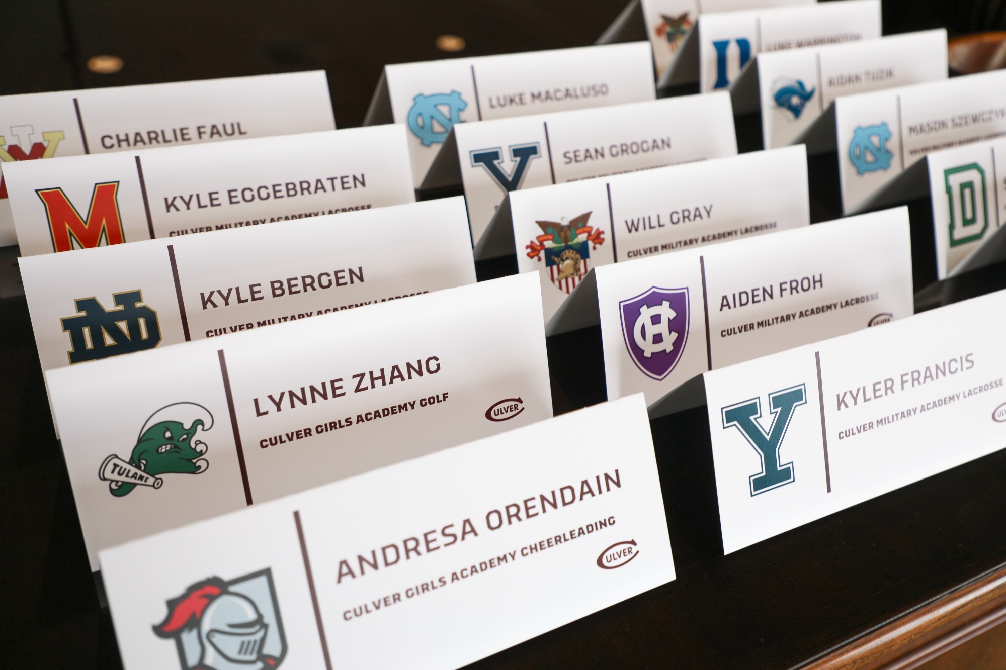 17 student-athletes sign National Letters of Intent - Culver Academies