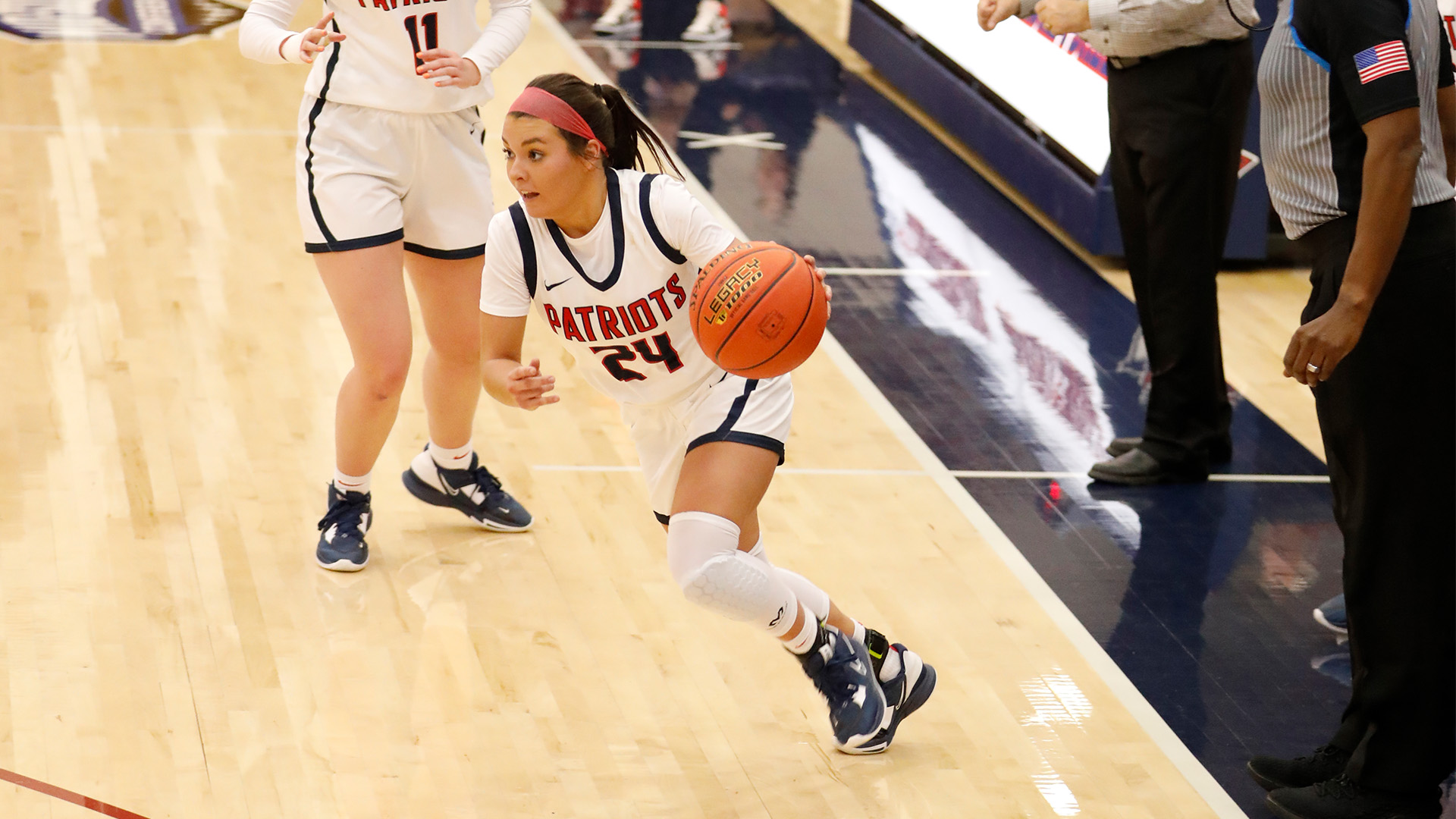 Monday’s First Career Double-Double Helps Patriots Tame Red Wolves - University of the ...