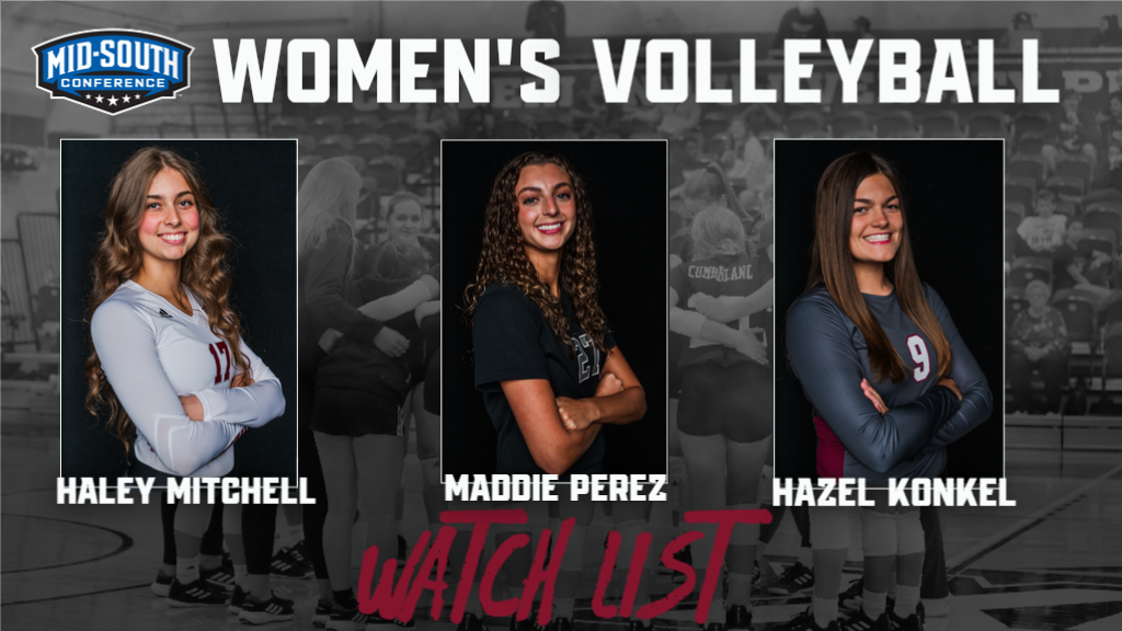 Konkel, Perez, and Mitchell named to MSC Women's Volleyball Watch List ...