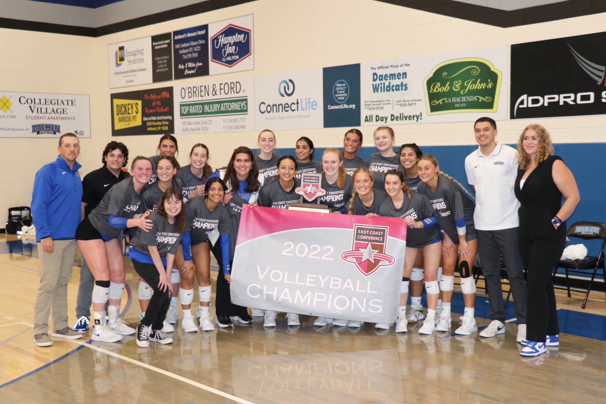 BACK-TO-BACK! Daemen Women's Volleyball Wins Second Straight ECC ...