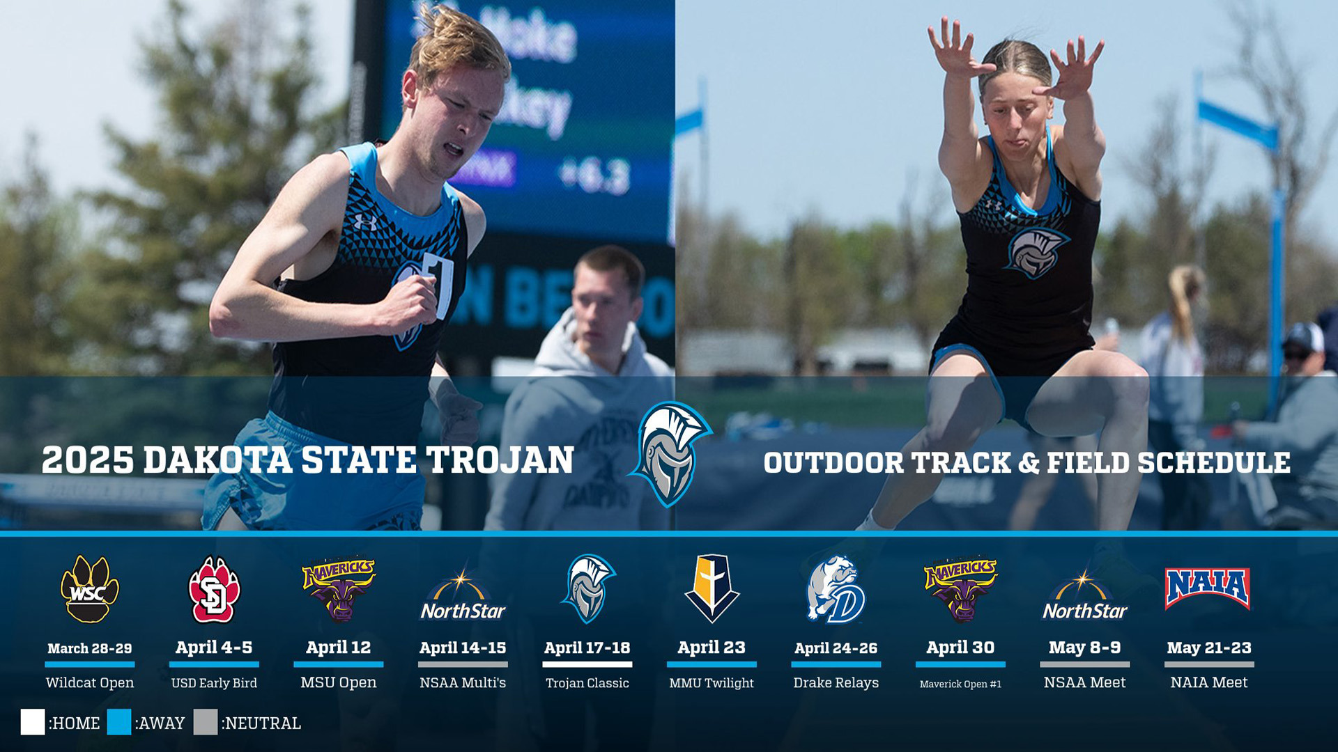 DSU releases 2024-25 men’s & women’s indoor track & field schedule ...