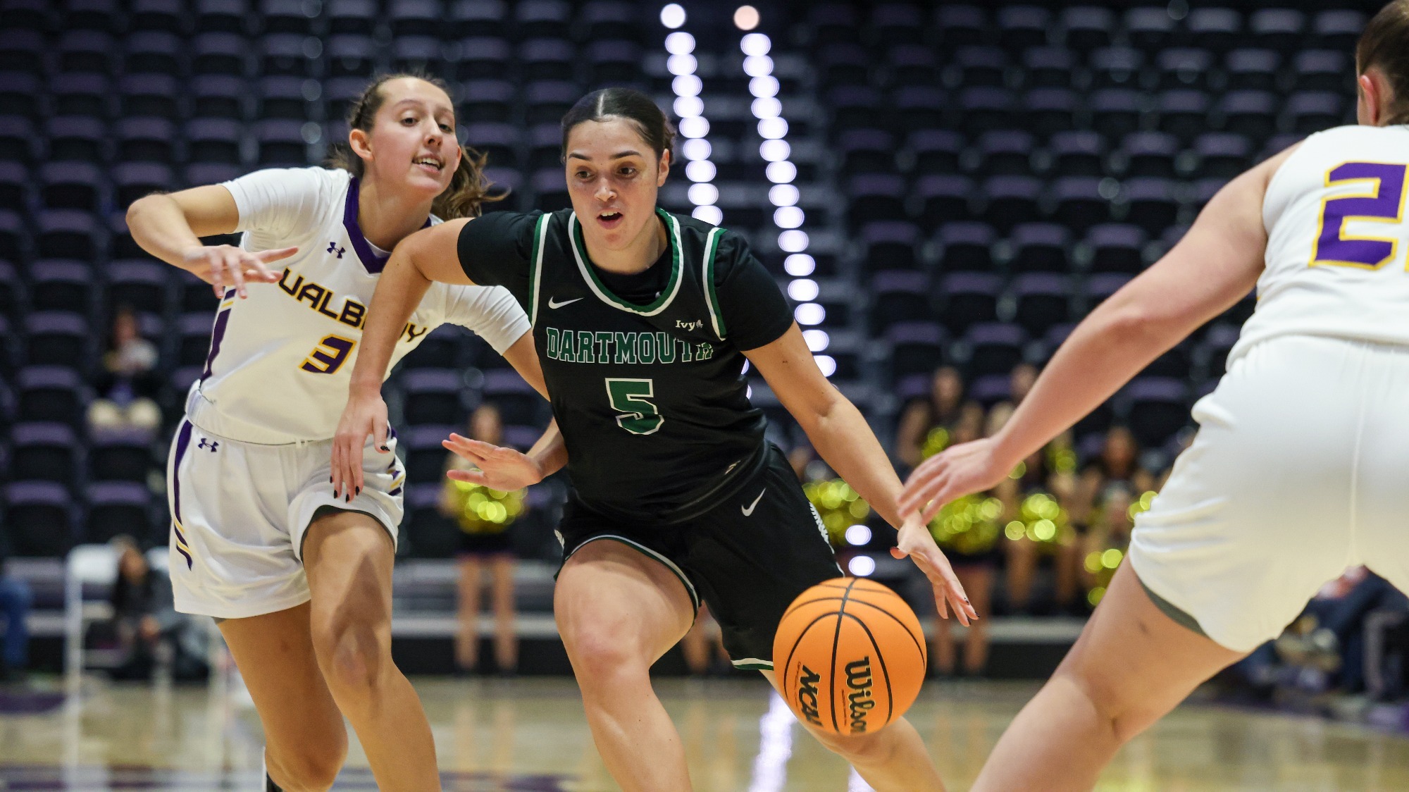 Big Green Fall at UAlbany, 68-57 - Dartmouth College Athletics