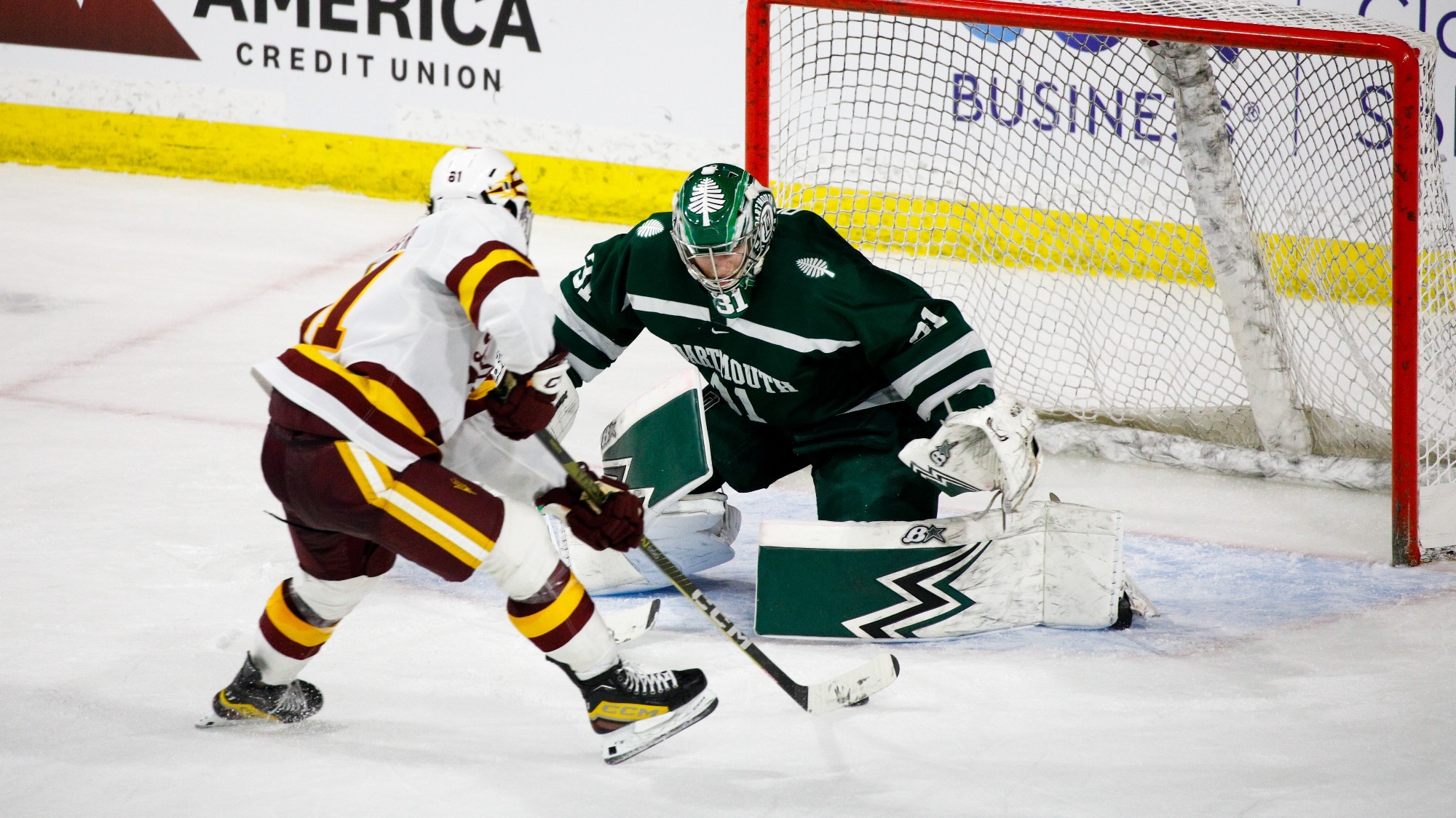 Men’s Hockey Skates to 1-1 Tie Against No. 12 Arizona State - Dartmouth ...