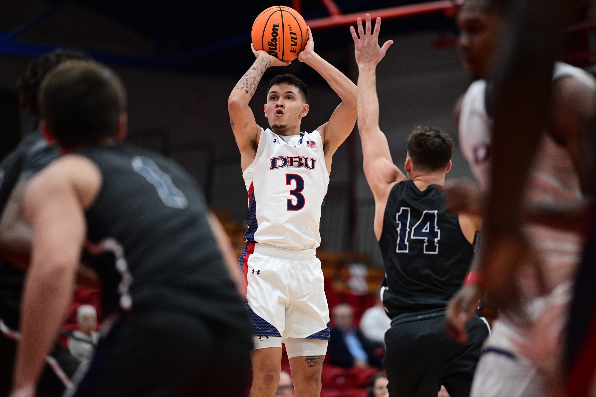 Basketball Overcome by No. 4 Nova Southeastern - Dallas Baptist ...