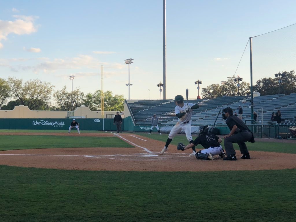 Delgado sweeps Elgin College to open 2023 Disney Spring Training ...