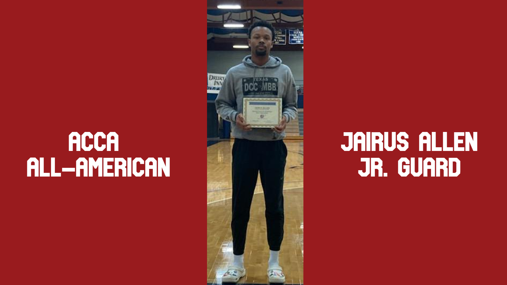 Jairus Allen Named ACCA All-American Second Team - Dallas Christian College
