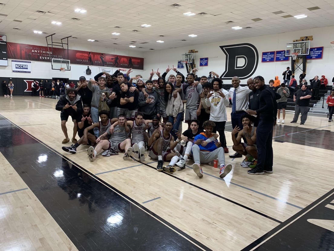 MBB: Crusaders soar to victory on senior night - Dallas Christian College