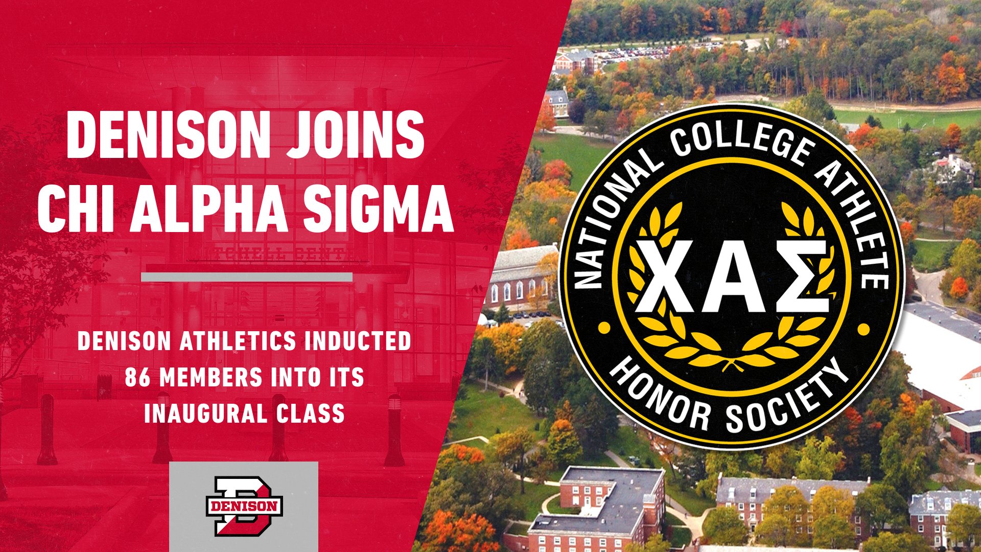 Denison inducts inaugural Chi Alpha Sigma class - Denison University