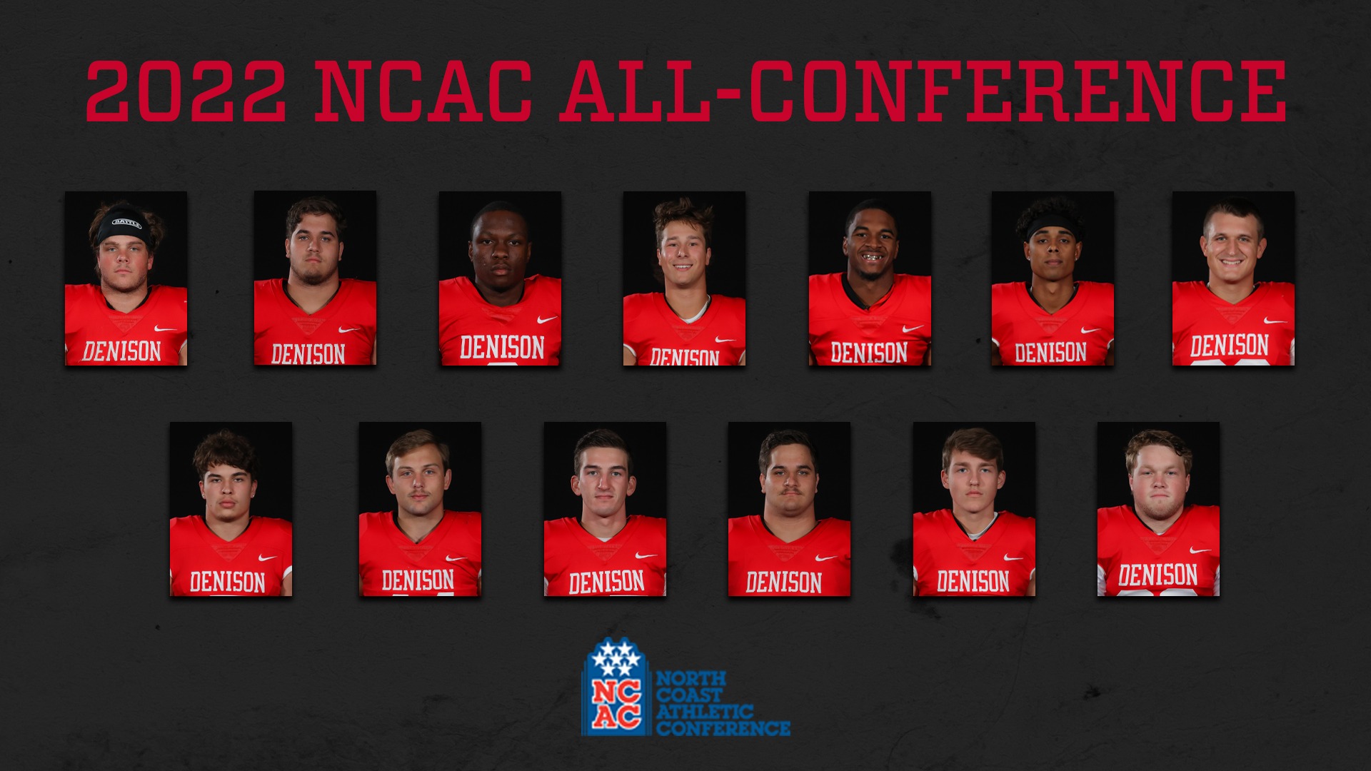 13 Big Red football players earn All-NCAC accolades - Denison University