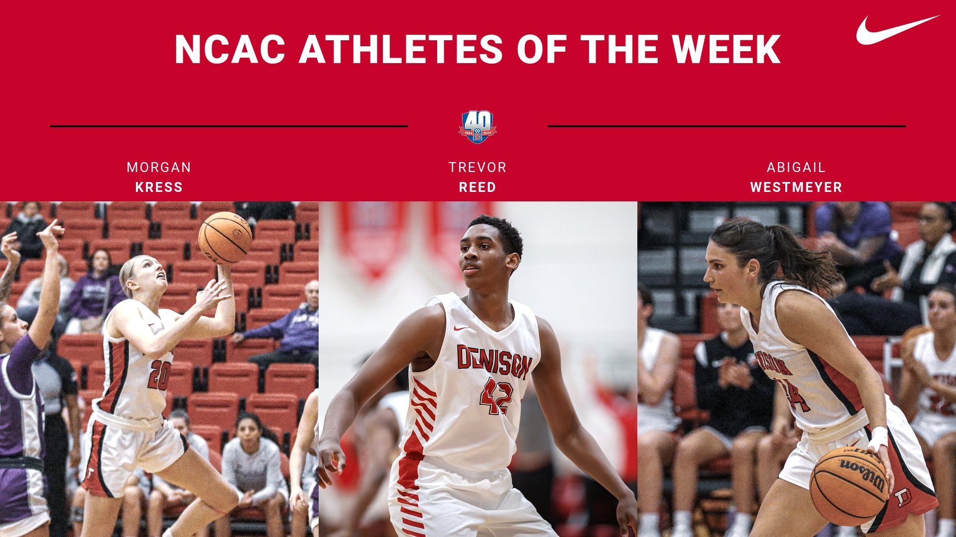 Men’s, women’s basketball combine for three NCAC Athlete of the Week ...