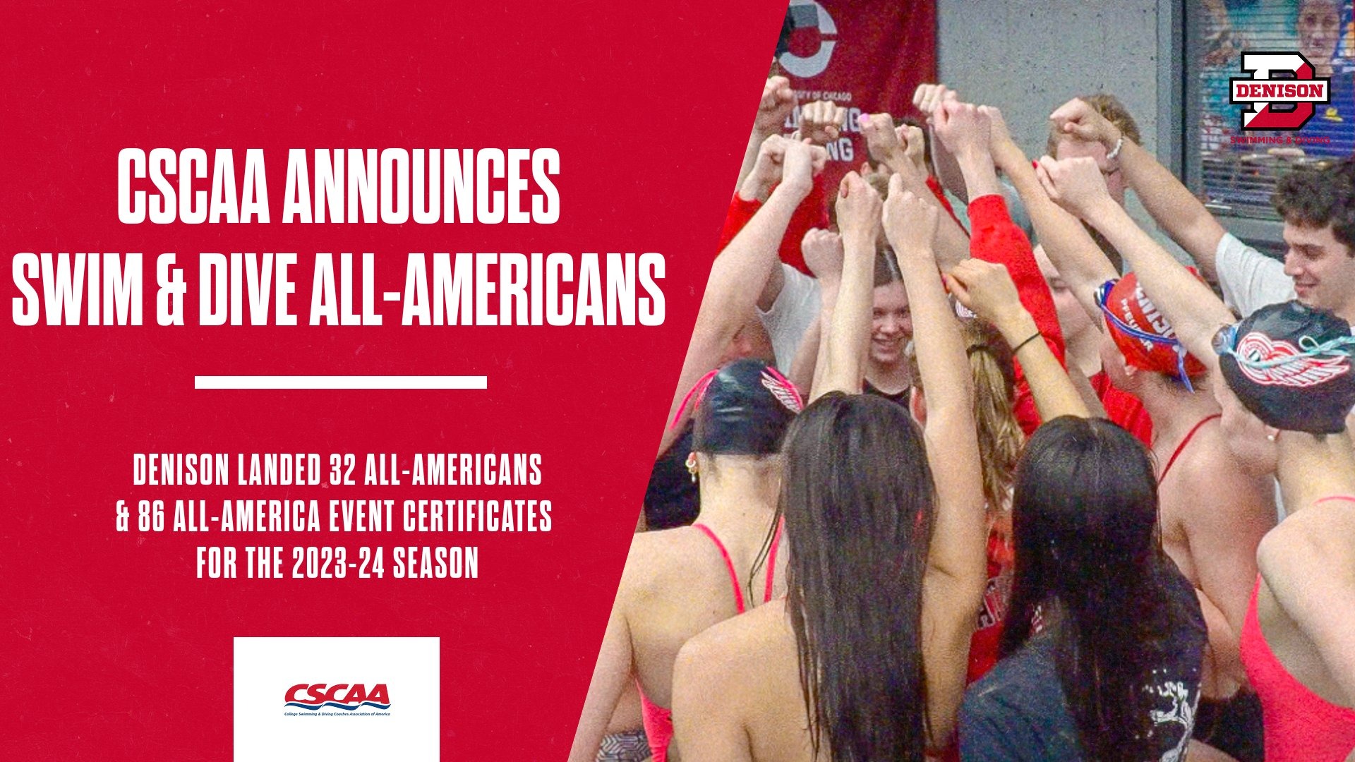 CSCAA announces 2024 Division III All-American Team - Denison University