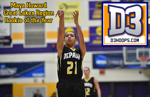 Maya Howard Named D3hooops.com Great Lakes Region Rookie of the Year ...