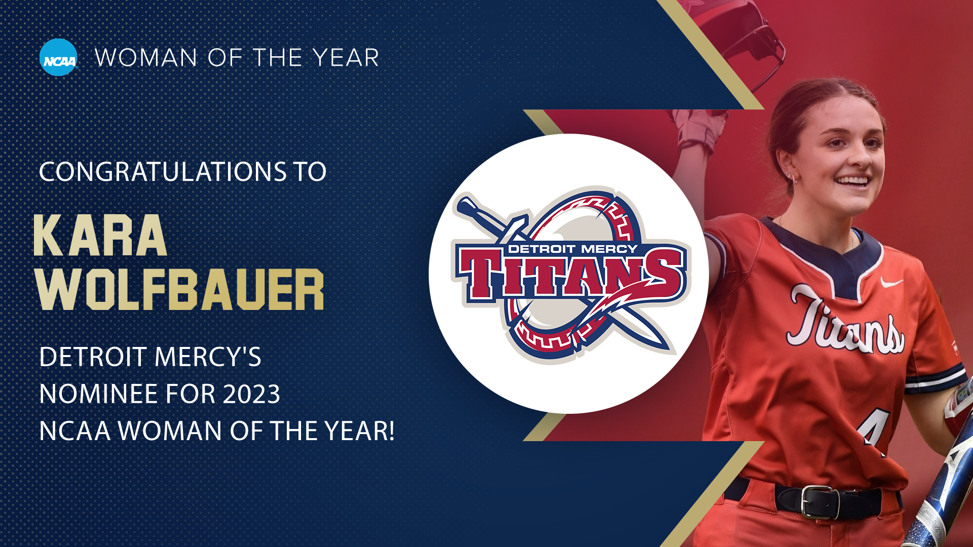 Wolfbauer Selected NCAA Women Of The Year Nominee - University of ...