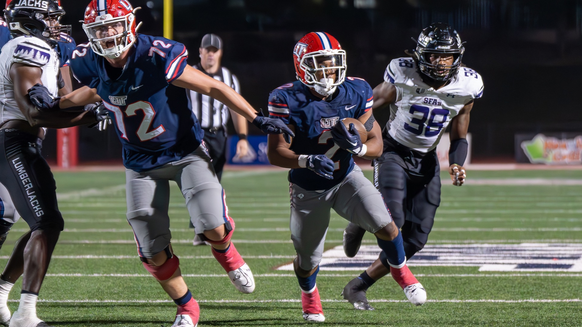 Trailblazers Rally Past SFA in UAC Debut on Saturday Night, 37-31 ...