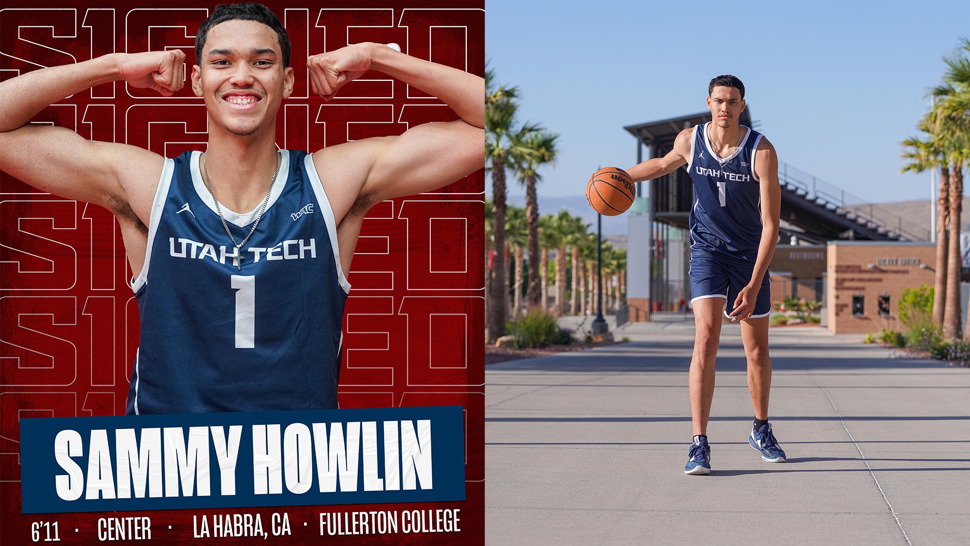 Sammy Howlin Joins Utah Tech Men’s Basketball - Utah Tech University Athletics