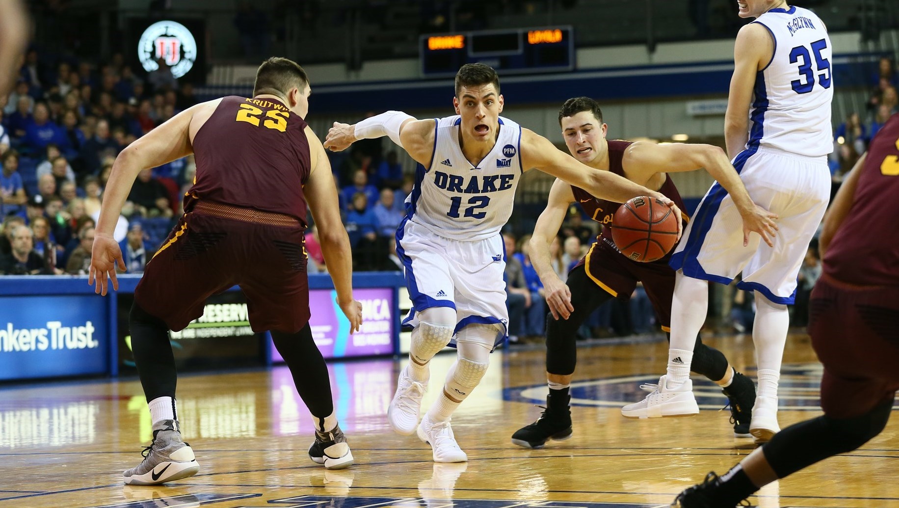 Reed Timmer - 2017-18 - Men's Basketball - Drake University Athletics