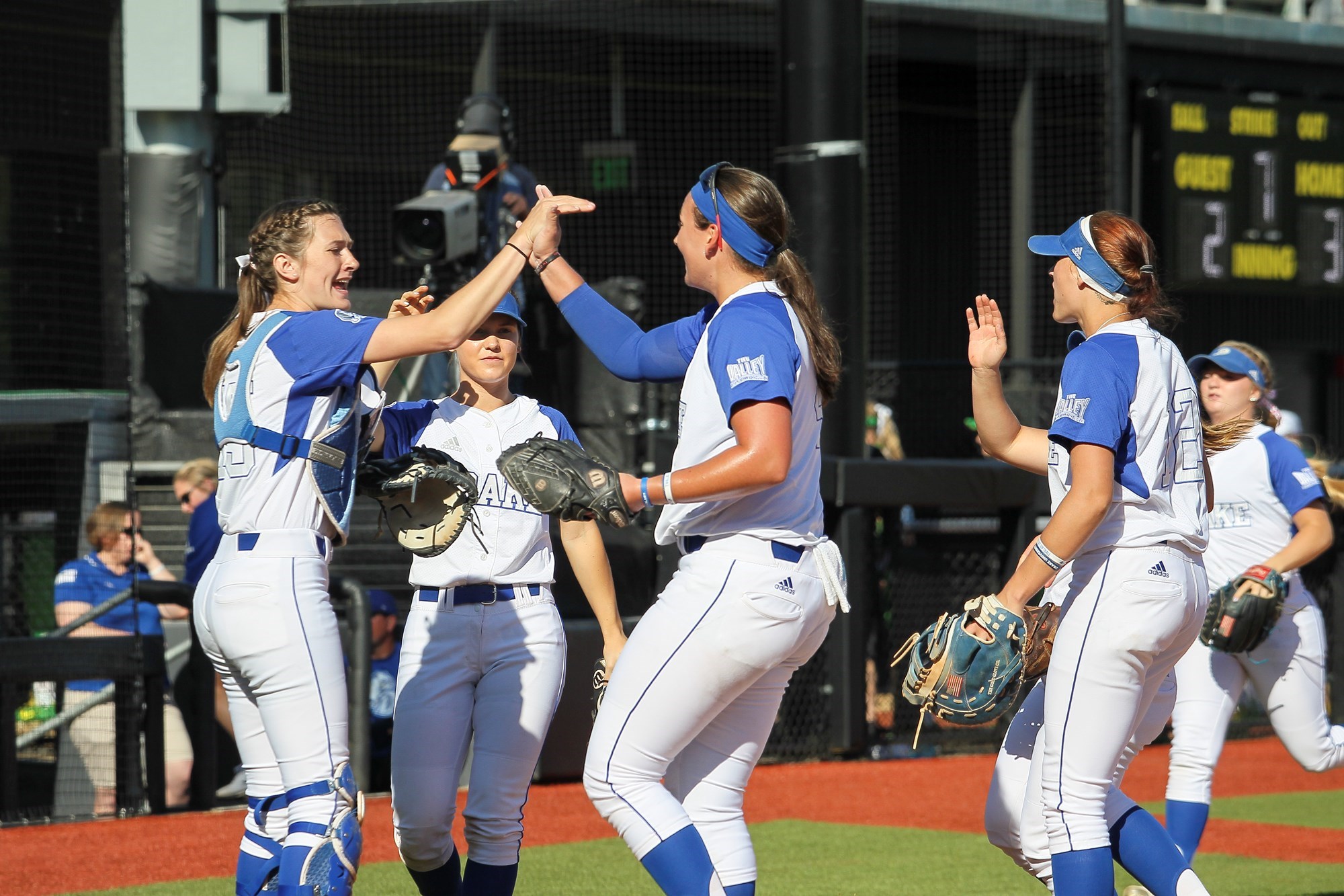Softball Wins First-Ever NCAA Tournament Game with 3-2 Comeback Victory ...