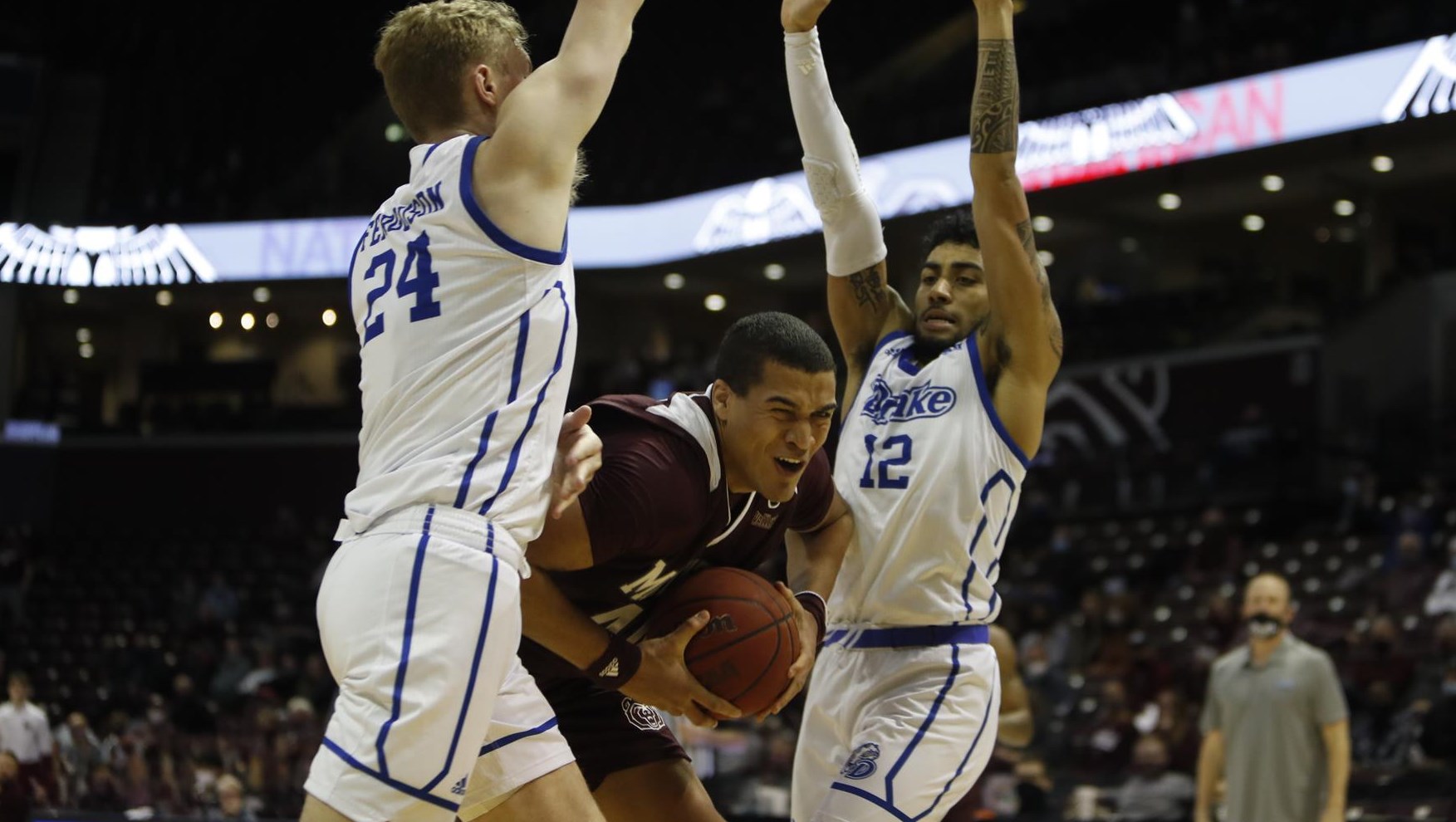 Hemphill Scores 24 Points As Drake Men’s Basketball Improves to 15-0 ...