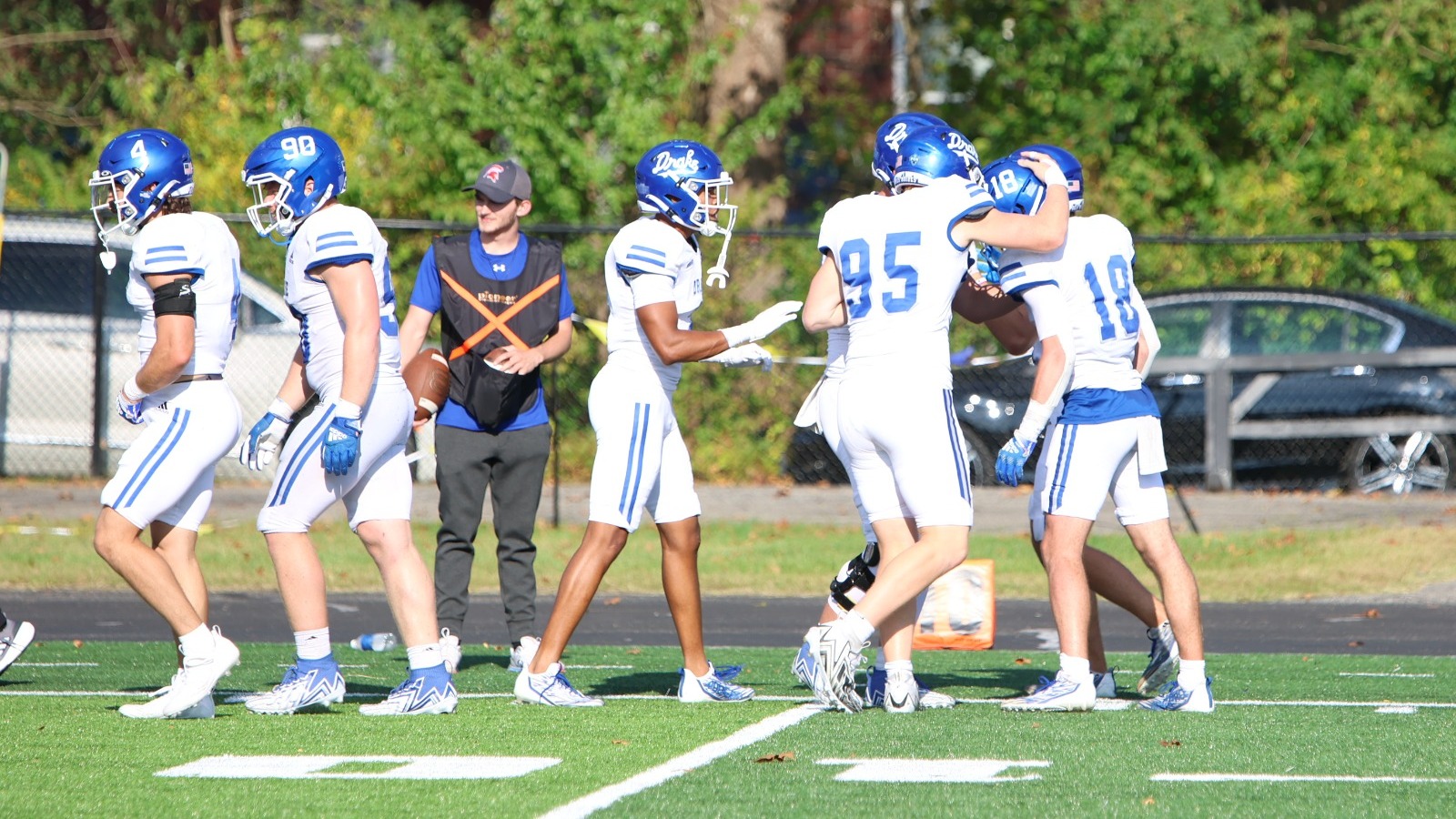Defense Stands Tall in PFL Opening Win - Drake University Athletics