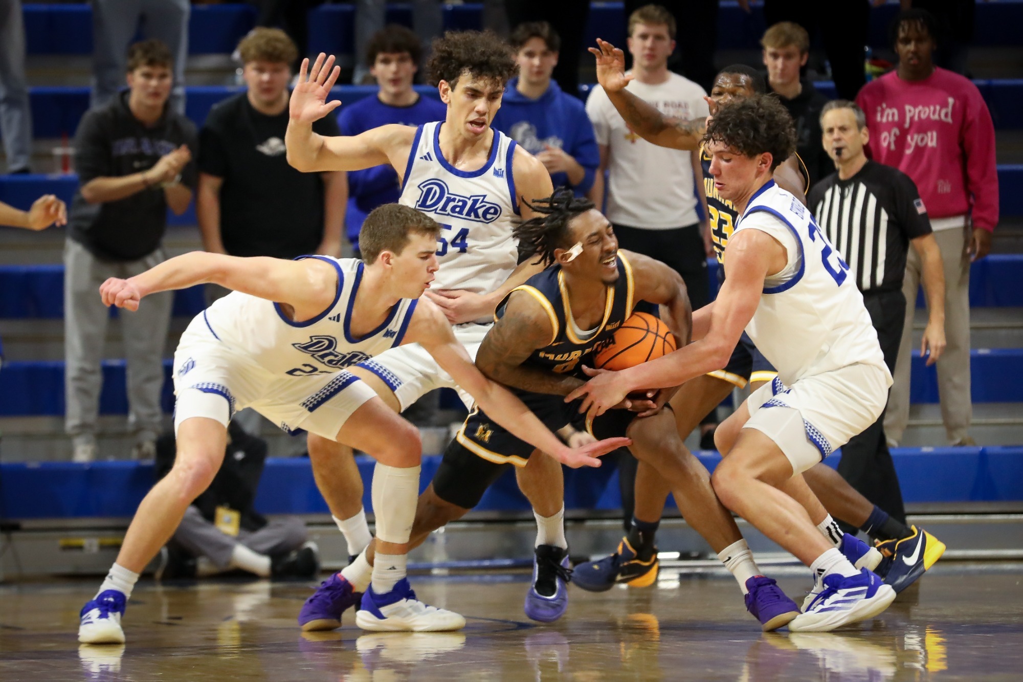 Dominant Defense Guides Drake Past Belmont, 65-46 - Drake University ...